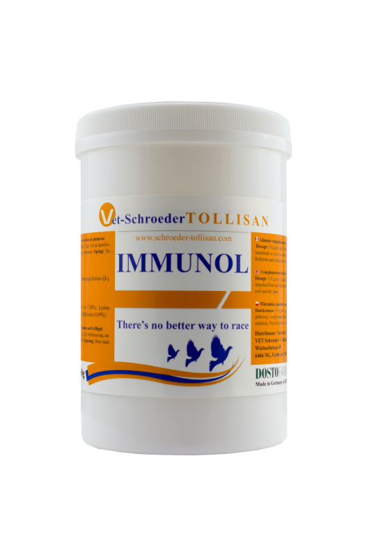 Immunol la 500G Vet Schroeder + Tollisan - Magazin Columbofil - Produse ...